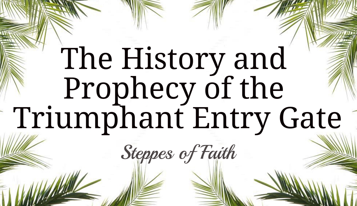 Triumphal Entry Route