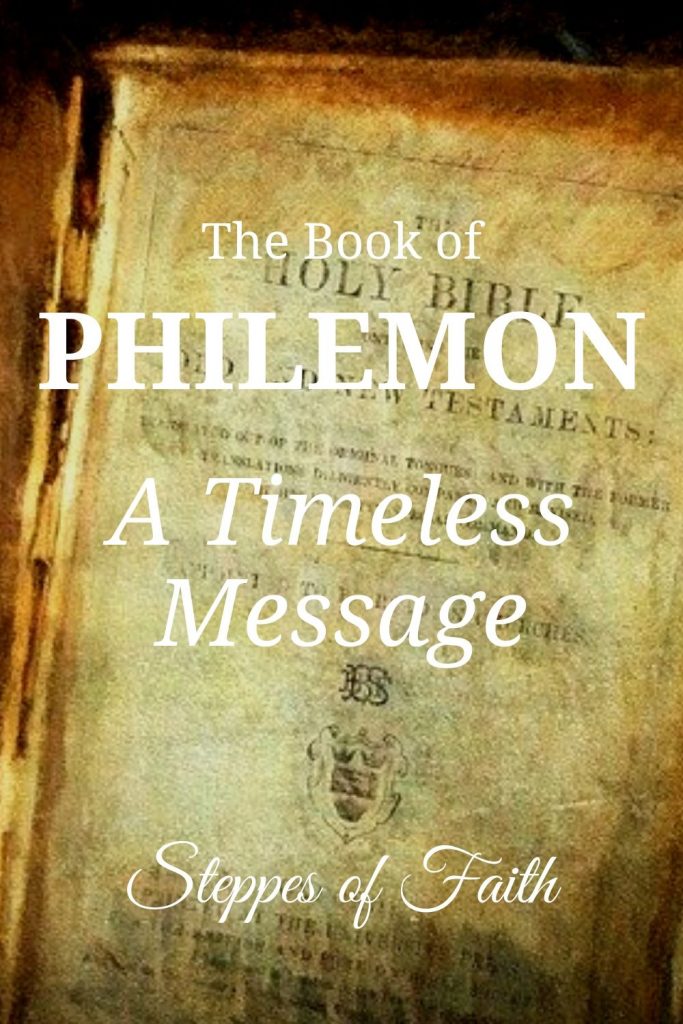The Book of Philemon: A Timeless Message