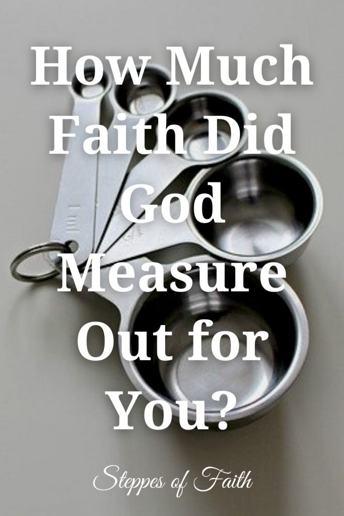 How Much Faith Did God Measure Out for You?
